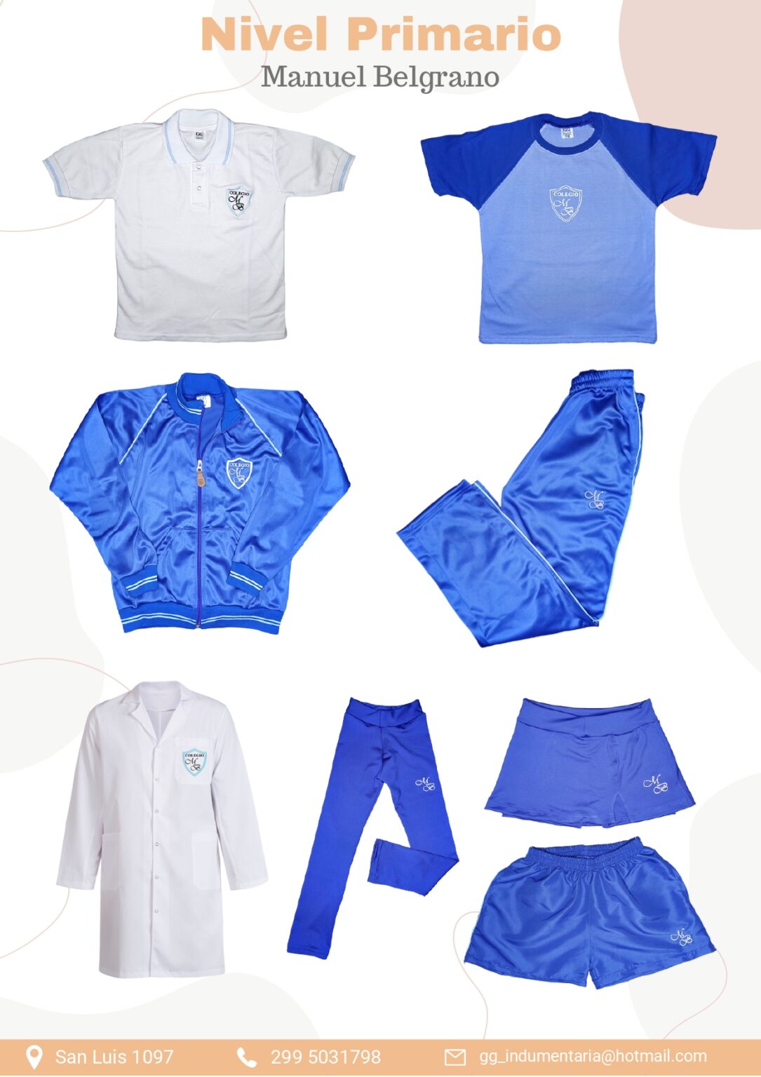 Uniformes – Colegio Manuel Belgrano Neuquén